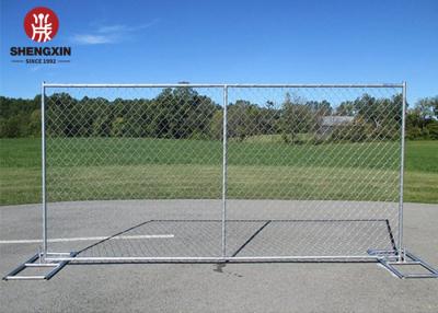 China Customized 2.4m 2.5mm Chain Link Temporary Fence Galvanized Pvc Coated for sale