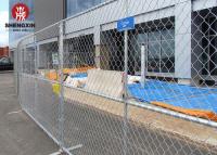 China In Stock 1.83*3.65m Chain Link Temporary Fencing Hot Dipped Gi for sale