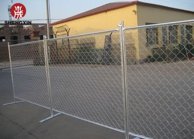 China Construction 6ftx8ft Chain Link Temporary Fencing 2.5mm Dia for sale