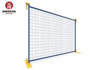 China Fast Delivery 3.8mm Outdoor Temporary Fence Canada Style Colourful for sale