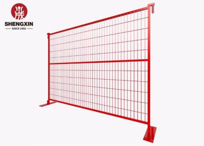 China 3.0mm 2.4m Portable Temporary Fence Construction Canada Event Crowd Safety Hoarding Barrier for sale