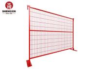 China 3.0mm 2.4m Portable Temporary Fence Construction Canada Event Crowd Safety Hoarding Barrier for sale