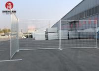 China Anti Theft 4x10ft Temporary Fencing Canada Galvanized Steel Powder Coated for sale