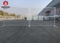 China 3mm Portable Temporary Fence Ca Standard Powder Coated 6ft X 10ft for sale