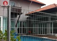 China Decorative 6ft Brc Mesh Fence Pvc Coated Steel Construction for sale