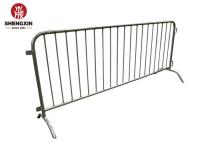 China 2.4*1.5m Crowd Control Fencing Galvanised Traffic Road Safety Pedestrian for sale