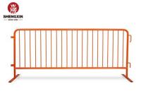 China Interlocking Pedestrian Control Barriers Powder Coated Finish 12mm Inner Tube for sale