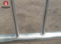 China Removable Roadway Metal Barricade Fence Safety Iron Divide Pedestrians for sale