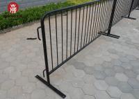 China Heavy Duty Steel Interlocking Crowd Control Barrier Powder Coated Finish for sale