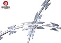 China 12 Gauge Razor Oem Galvanised Steel Barbed Wire For Farm Fencing for sale