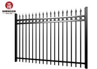 China Bespoke Hdg Steel Fence Panel Wrought Iron Garden Grills Metal For Project for sale
