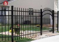 China Zinc 2.4m Tall Steel Fence Panel Heat Treated Electric Galvanized for sale