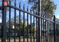 China Home Security Anti Theft Residential Wrought Iron Fence 2.9m High for sale