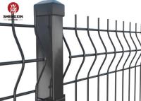 China Curved Pvc Coated 3d Wire Fence Triangle Bending Welded Mesh For Garden for sale