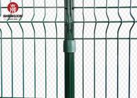 China Green 3d Curved Wire Mesh Fence / Welded Wire Garden Fencing for sale