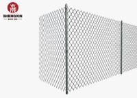China 2.5mm Dia Chain Link Mesh Fence 6 Foot Galvanized Per Roll for sale