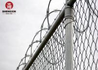 China 2.5m Tall Chain Link Mesh Fence 6 Foot Galvanized for sale