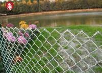 China Galvanized Steel Wire 2.5m Chain Link Mesh Fence Garden Decorative Cyclone 6ft for sale