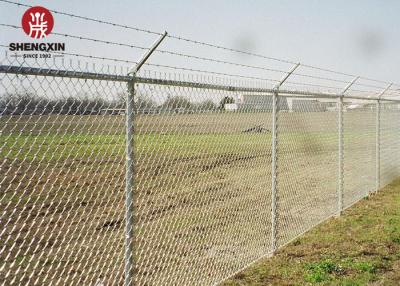 China Galvanized Steel Wire 2.5m Chain Link Mesh Fence Garden Decorative Cyclone 6ft for sale