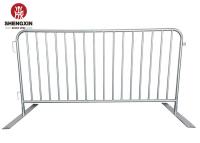 China Portable Road Temporary Crowd Control Barriers Metal Steel Galvanized Tube for sale