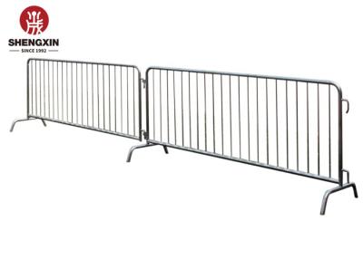 China Steel Material 1m*2m Outdoor Crowd Control Barriers Hot Galvanized Police Fence for sale