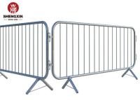 China Traffic Pedestrian 1m Tall Crowd Safety Barriers Galvanized Detached Feet for sale