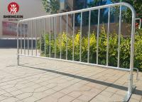 China Galvanised Steel Crowd Control Barriers Traffic Road Safety Pedestrian Heavy Duty for sale