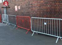 China Mobile Foldable Metal Crowd Barriers Size 1m X 2m for sale