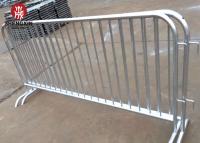 China Customized Metal Galvanised Crowd Control Barriers Portable Barricades for sale