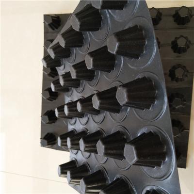 China 10m/20m/30m HDPE Drainage Dimpled Membrane for Foundation Dampproofing and Wall Waterproofing Long-Lasting Solution for sale
