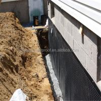 China 10m/20m/30m HDPE Drainage Dimpled Membrane for Foundation Dampproofing and Wall Waterproofing Long-Lasting Solution for sale