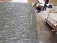 China Waterproof Membrane HDPE Black and White Drainage Cell Mat Board for Garden Drainage Length 10-15m by roll for sale