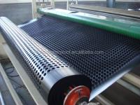 China Waterproof Membrane HDPE Black and White Drainage Cell Mat Board for Garden Drainage Length 10-15m by roll for sale