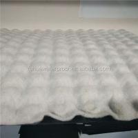 China Maximized Drain Capacity HDPE Material Dimple Drainage Board with Geotextile in Black Color for sale