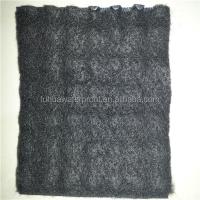 China Maximized Drain Capacity HDPE Material Dimple Drainage Board with Geotextile in Black Color for sale