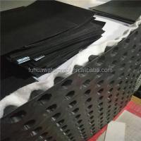 China Maximized Drain Capacity HDPE Material Dimple Drainage Board with Geotextile in Black Color for sale