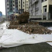 China Maximized Drain Capacity HDPE Material Dimple Drainage Board with Geotextile in Black Color for sale