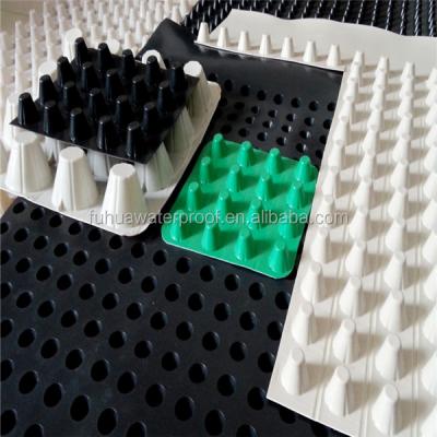 China Easy Installation HDPE Plastic Drainage Cell for Waterproof Roof Garden or Drainage System for sale