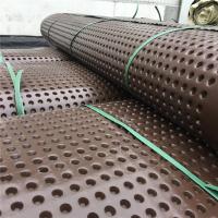 China 3m Width Dimple Drainage Cell Brown HDPE Drainage Board for Effective Drainage and Water Flow for sale