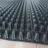 China 12MM Dimple HDPE Plastic Drainage Board 15m Length Life Time of More Than 50 Years for Roof Garden Parking Water Storage for sale
