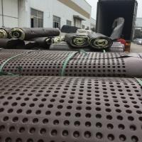China 12MM Dimple HDPE Plastic Drainage Board 15m Length Life Time of More Than 50 Years for Roof Garden Parking Water Storage for sale