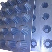 China 12MM Dimple HDPE Plastic Drainage Board 15m Length Life Time of More Than 50 Years for Roof Garden Parking Water Storage for sale