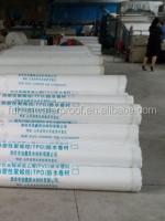 China Embossed and Customized Reinforced TPO Roofing Membrane for Waterproofing Efficiency for sale