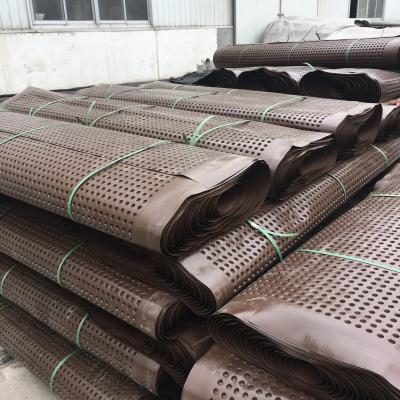 China Outdoor Waterproof Plastic Drainage Cell Sheet Mat Dimple Drainage Plate for Green Roof System and Durable Material for sale