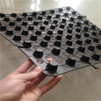 China Outdoor Waterproof Plastic Drainage Cell Sheet Mat Dimple Drainage Plate for Green Roof System and Durable Material for sale