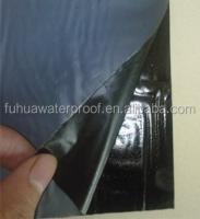 China Silicon Film Surface Material Self Adhesive Asphalt SBS Modified Bitumen Waterproofing for Traditional Design Concrete Roof for sale