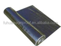 China Silicon Film Surface Material Self Adhesive Asphalt SBS Modified Bitumen Waterproofing for Traditional Design Concrete Roof for sale