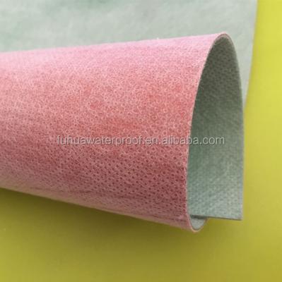 China 300gsm-1200gsm 3 Ply Polyethylene Waterproofing Membrane Sheet with Polypropylene Fabric ISO9001/14001 Certified for sale