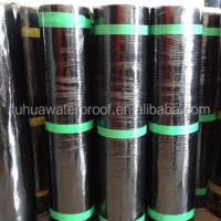 China 25m Length Black Self Adhesive Bitumen Waterproofing Membrane for Superior and Long-lasting Protection for sale