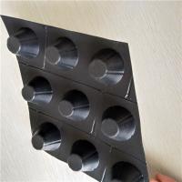 China Customization Dimple Drainage Board Quartz Sand Outdoor Flooring Roll Waterproof 1.5mm High Quality Membrane for sale